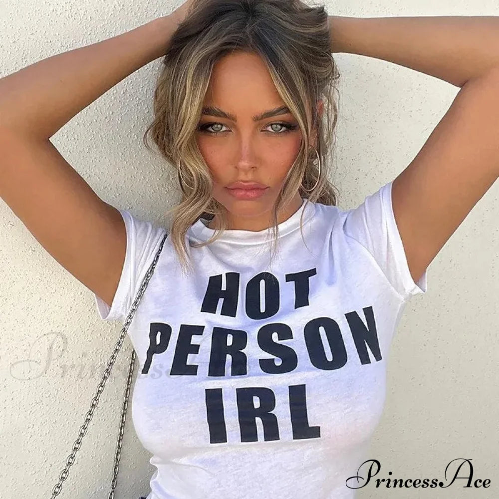 Hot Person Stylish Graphic Tee – PrincessAce