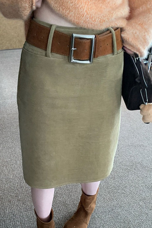 Rustic Hues Tailored Corduroy Vintage Skirt – PrincessAce