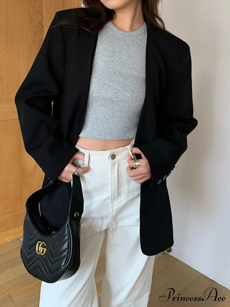 Casual Relaxed Graceful Fit Blazer – PrincessAce