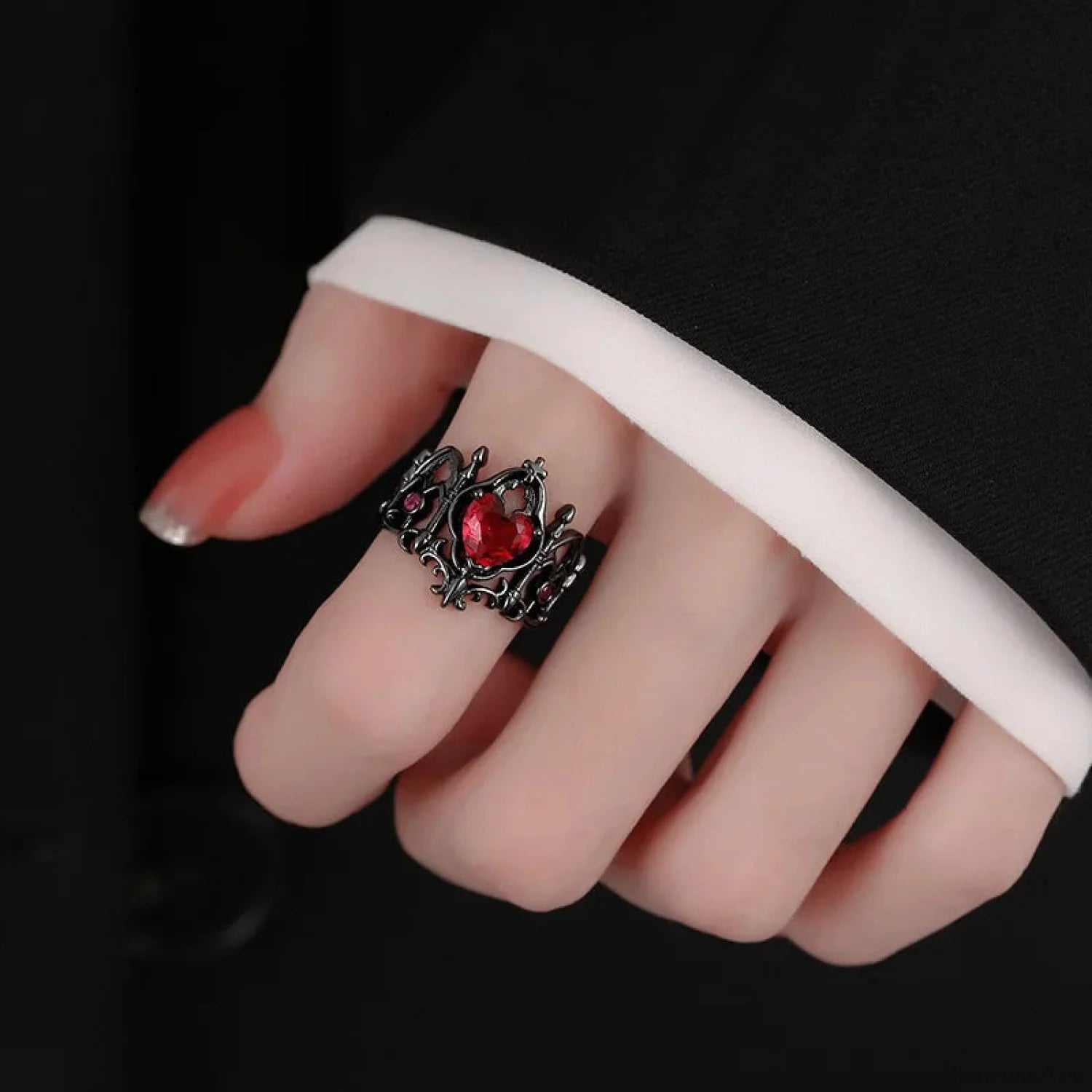 Dark Unpredictable Jewel Ring – PrincessAce