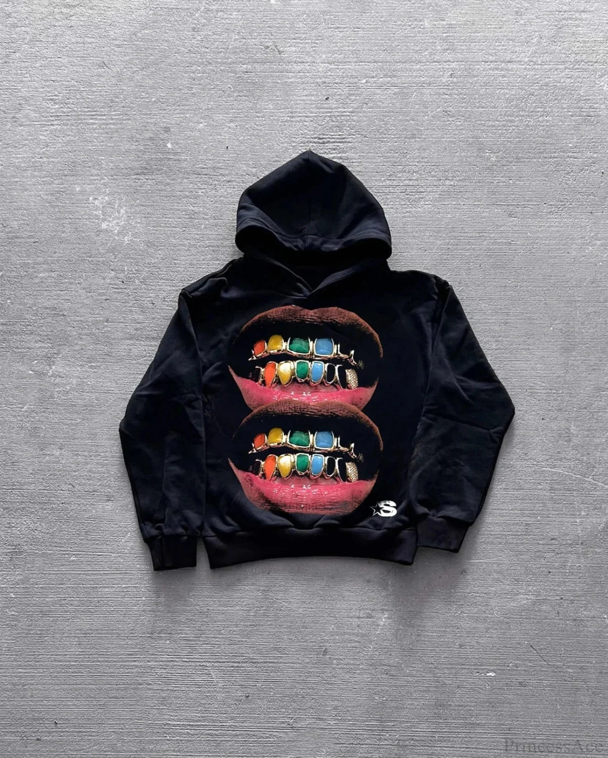 Lip Graphic Oversized Hoodie – PrincessAce